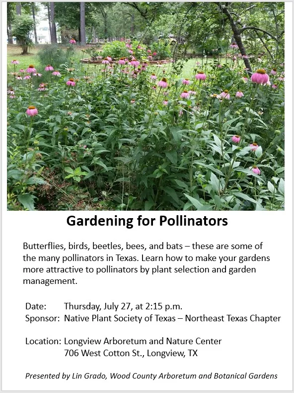 Past Program Presentations and Links - Native Plant Society of Texas